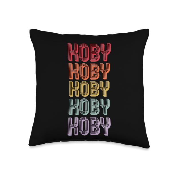 ・This says "Koby" and makes a perfect gift for Koby Lovers.・The designs repeats the word Koby, boldly displaying it for ...