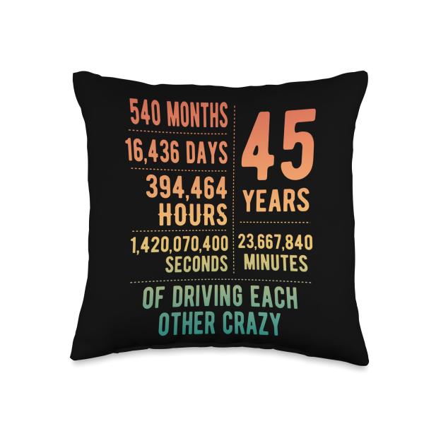 ・Our Funny 45 Years of Marriage design is perfect for husbands, wives, and couples who have spent a two years together f...