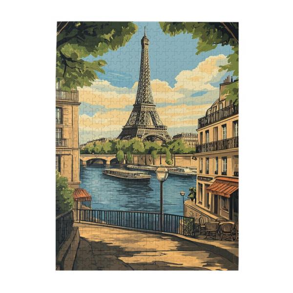 ・Featuring breathtaking scenery photography, this 500-piece wooden jigsaw puzzle showcases vibrant colors and exquisite ...