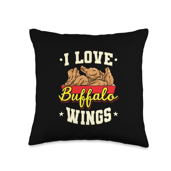 ・Buffalo Wings Lover Fried Chicken Crunchy Wings Fast Food. Buffalo Wings Quote, I Love Buffalo Wings, for foodies.・Funn...