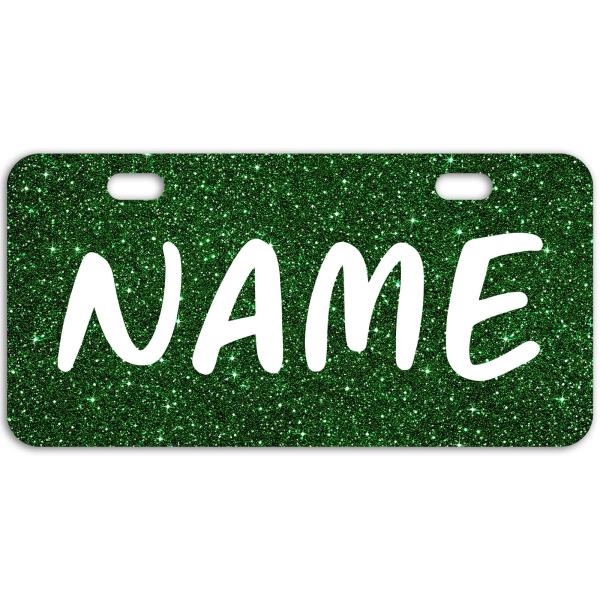 ・Custom 6x3" Mini Name Plate - A safe, sparkly way to personalize kids' bikes and ride-ons! The durable plate features b...