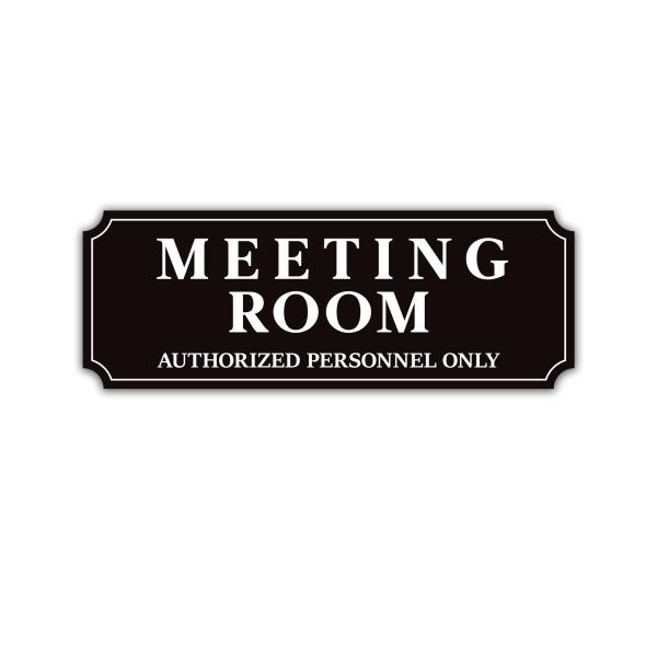 ・PACKAGING CONTENT：You will receive a modern meeting room door sign，which comes with an adhesive backing and is very con...