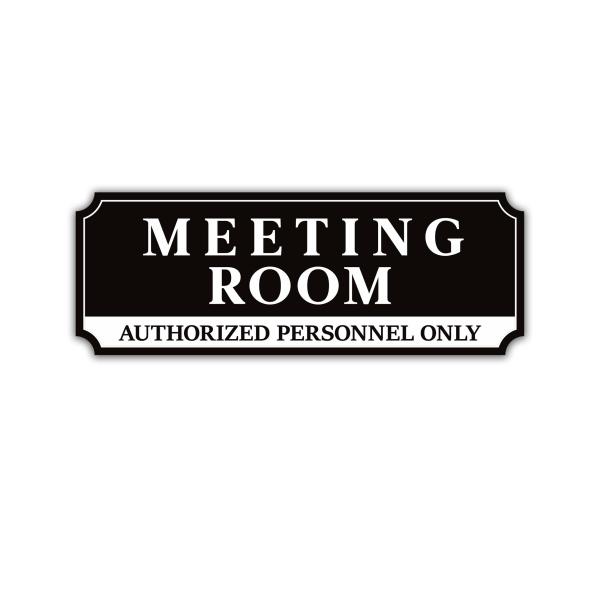・PACKAGING CONTENT：You will receive a modern meeting room door sign，which comes with an adhesive backing and is very con...