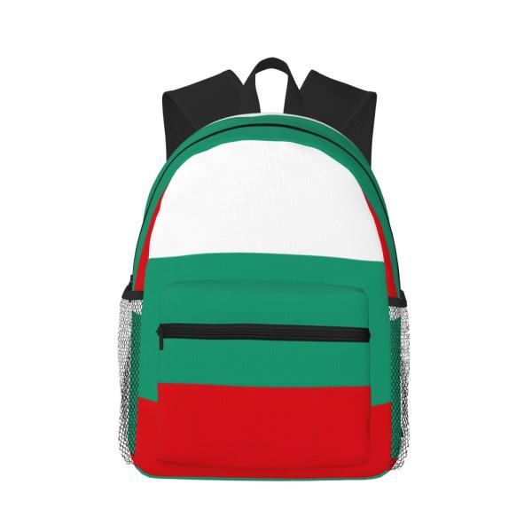 ・Large Capacity Work Backpack: One Bulgarian Flag Spacious Backbag Compartment Roomy For Daily Necessities,Tech Electron...