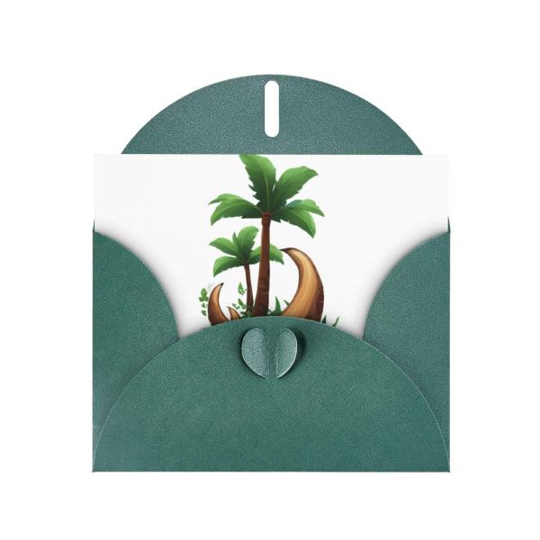 ・Stunning Pearl Effect: The WHJSHOP Wrapped coconut tree Prints Greeting Card features a double-sided pearl effect that ...