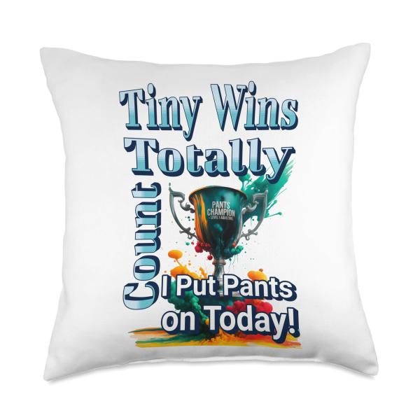 ・Celebrate small victories with this hilarious trophy design that screams pants champion and embraces adulting humor. "T...