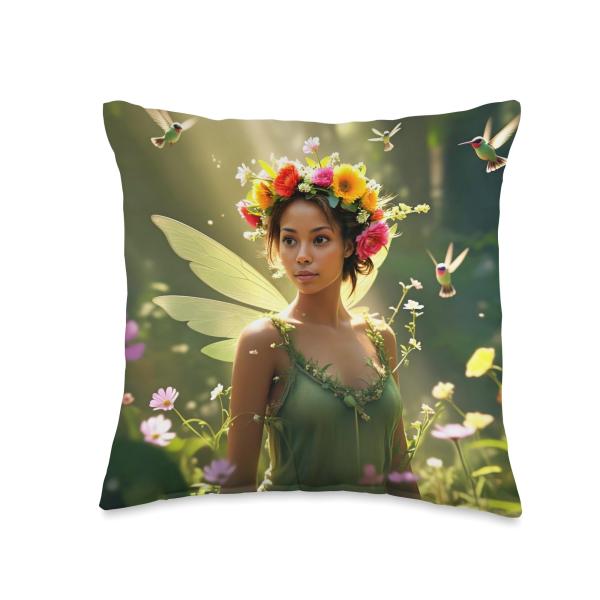 ・Spanish Hispanic Latin South American nature queen pixie princess fairy nymph and her humming bird friends inspired by ...