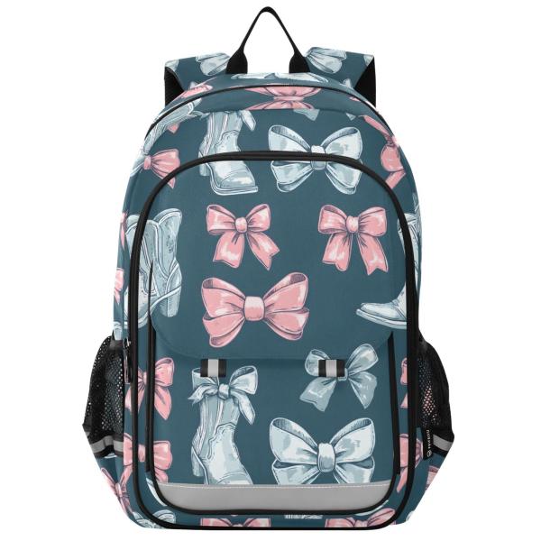・Material: This school bag is made of nylon material, lightweight to wear・Size: 12.9"L x 5.1"W x 17.7"H; 15L capacity; S...