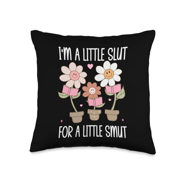 ・I'm a little slut for a litte smutt book lovers gifts for women.Smutty dark romance book lover gifts.Bookish smut gifts...
