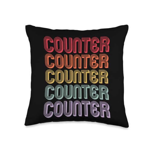 ・This says "Counter" and makes a perfect gift for Counter Lovers.・The designs repeats the word Counter, boldly displayin...