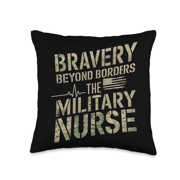 ・Bravery Beyond Borders The Military Nurse・Show your pride as an nurse, military nurse, or va nurse with this patriotic ...
