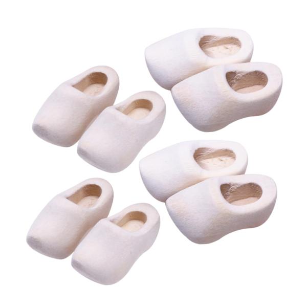 ・Decorative klompen--these unfinished wooden shoes allow you to draw your favorite patterns, you can decorate them freel...