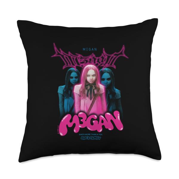・Neon Gothic Style design. Is that a doll? No, it's a perfect gift for you or the horror fan in your life. Bold pink typ...