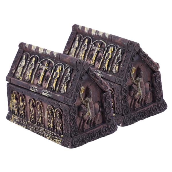・Micro layout props:place these party coffin ornaments on desktop, cabinet, cupboard, chair or any other place you want,...