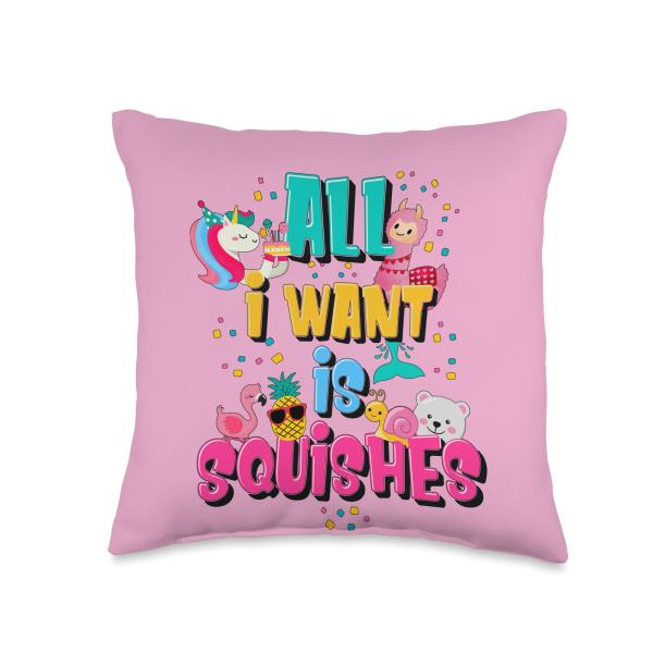 ・Squishy toys design. All I want is squishies featuring kids favorite unicorn with birthday cake funny flamingo plus an ...