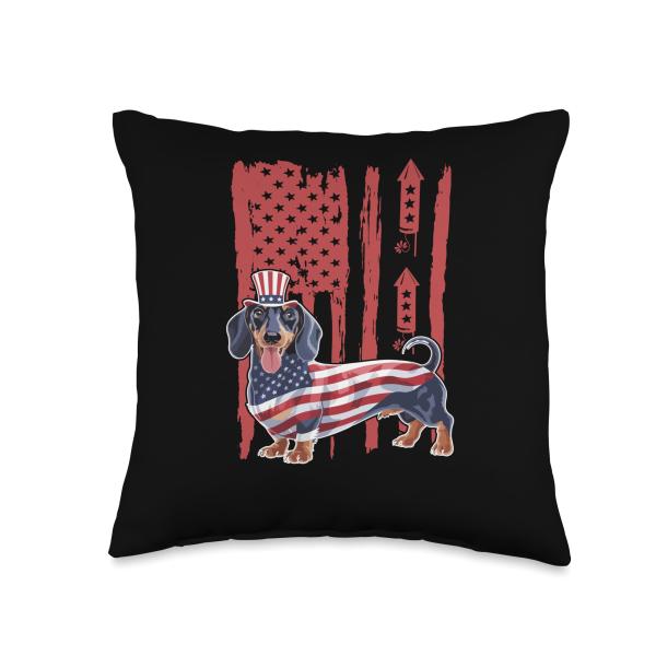 ・This US Flag 4th Of July Dachshund Matching Owner Patriotic Lover costume is for dad, mom, grandma, grandpa, uncle, aun...
