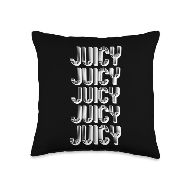 ・Fresh fruit beverage design. This says "Juicy" and makes a perfect gift for Juicy Lovers.・The designs repeats the word ...