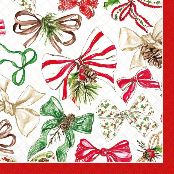 ・3-PLY PAPER NAPKINS Package of 20 premium quality paper napkins featuring design by artist Rosanne Beck・FOR COCKTAIL PA...