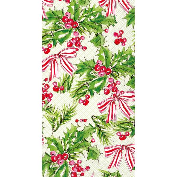 ・3-PLY PAPER NAPKINS Package of 16 premium quality paper napkins featuring design by artist Rosanne Beck・FOR DINNER PART...