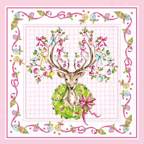 ・3-PLY PAPER NAPKINS Package of 20 premium quality paper napkins featuring design by artist Rosanne Beck・FOR COCKTAIL PA...