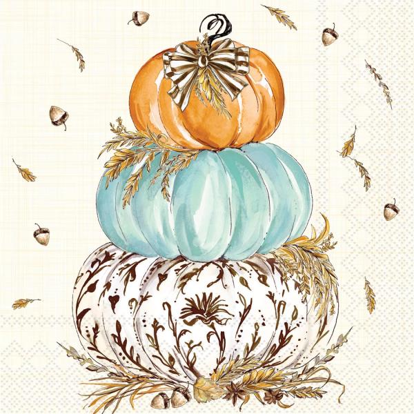 ・3-PLY PAPER NAPKINS Package of 20 premium quality paper napkins featuring design by artist Rosanne Beck・FOR COCKTAIL PA...