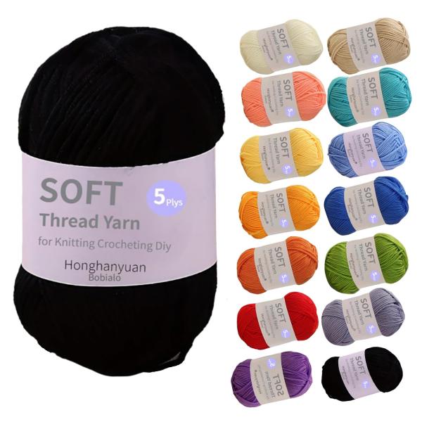・More than 20 colors are available,Acrylic,5 plys,110m Lenght,50g weight・Super Soft, durable yarn in a generous palette ...