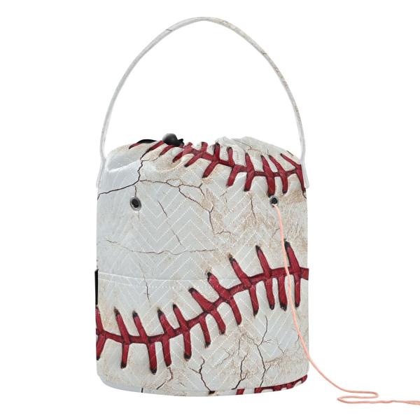 ・Fashion: The yarn bag is made of 100% polyester wave stitched material, which is reusable, practical, stylish and uniqu...