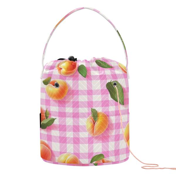 ・Fashion: The yarn bag is made of 100% polyester wave stitched material, which is reusable, practical, stylish and uniqu...