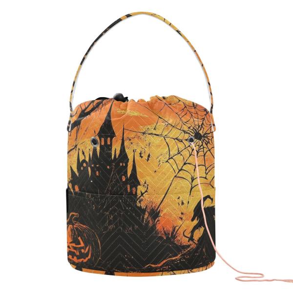 ・Fashion: The yarn bag is made of 100% polyester wave stitched material, which is reusable, practical, stylish and uniqu...