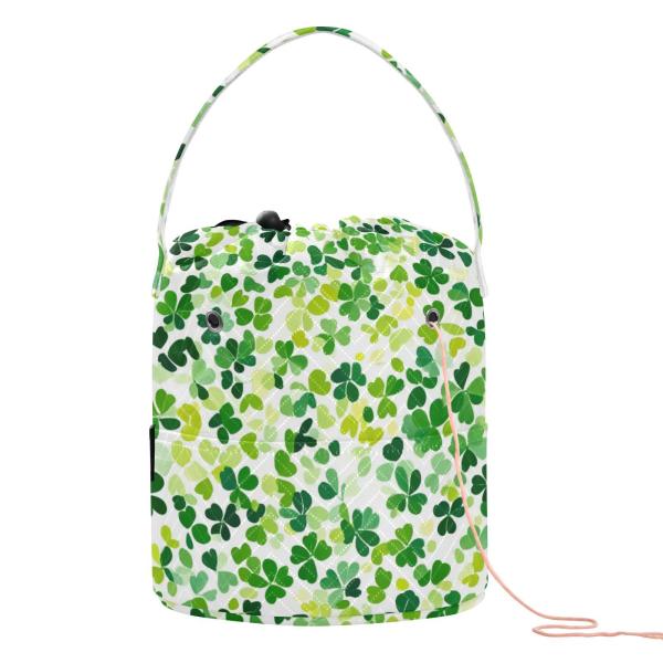 ・Fashion: The yarn bag is made of 100% polyester wave stitched material, which is reusable, practical, stylish and uniqu...