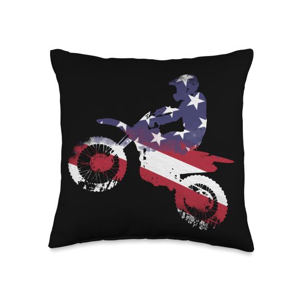 ・Start your motorcycles and hit the dirt in style with this Motocross Dirt Bike American Flag! Whether you're tearing up...