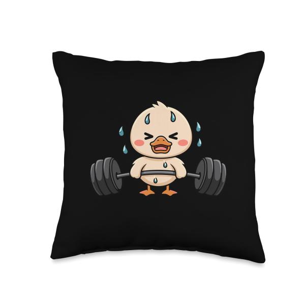 ・Fitness Duck Character design. Transform your fitness journey with this hilarious and adorable workout duck illustratio...