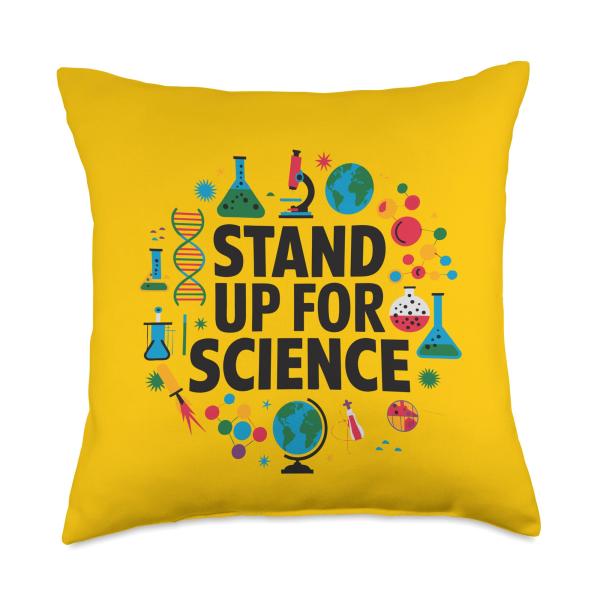 ・Boldly Stand Up For Science with this vibrant pro-science apparel! Perfect for any passionate science lover, STEM enthu...