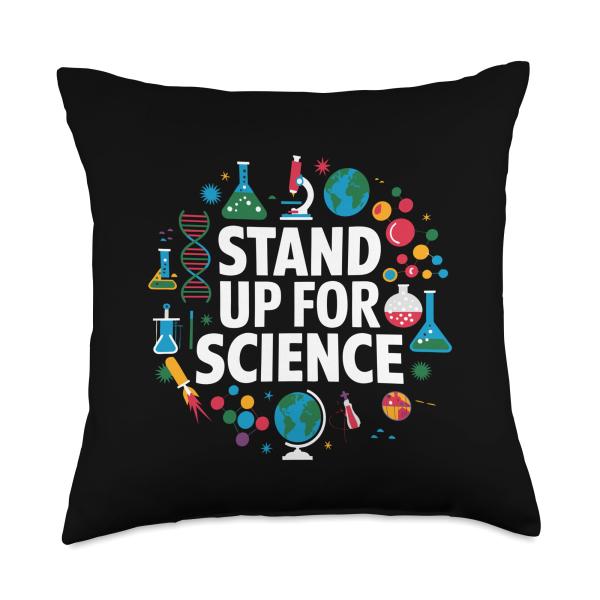 ・Boldly Stand Up For Science with this vibrant pro-science apparel! Perfect for any passionate science lover, STEM enthu...