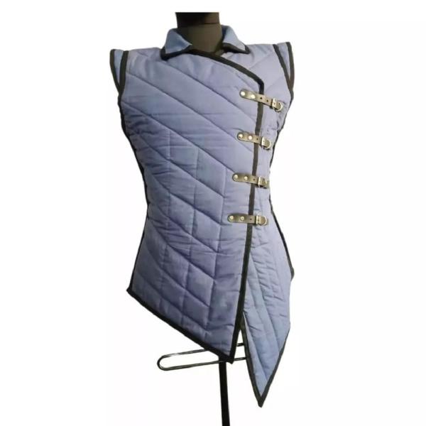 ・COTTON GAMBESON: A gambeson is a cushioned defensive garment worn alone or below mail or plate armour. The Gambeson Coa...