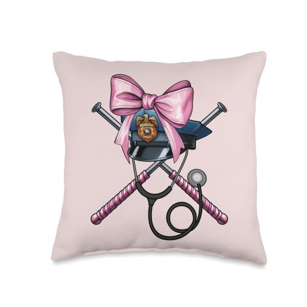 ・Coquette Bow Prison Nurse Correctional Nurse Mom Girl Mama Graphic Design for Mothers Day, Mom, Mama, Mommy, Aunt, Aunt...