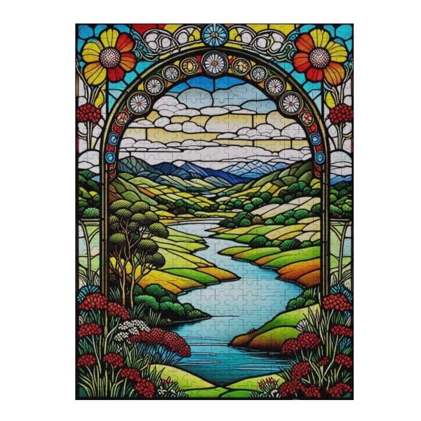 ・【Size】:This Puzzle Contains 500 Pieces.52x38 (Cm) - 20.5x15 (Inch)・【Natural Material】:Each Piece Is Made of Premium Woo...