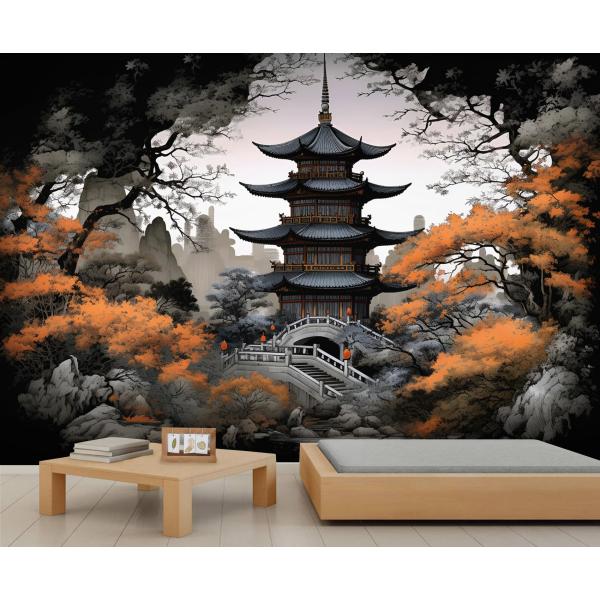 ・MATERIAL: The mural is made of high-density silk cloth, the material is thick and durable, soft to the touch, bright in...