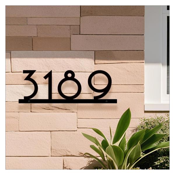 ・DURABLE GALVANIZED STEEL: Constructed from high-quality galvanized steel, our custom metal house number plaques are bui...