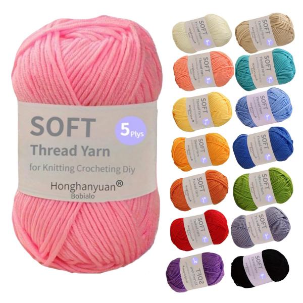 ・More than 20 colors are available,Acrylic,5 plys,110m Lenght,50g weight・Super Soft, durable yarn in a generous palette ...