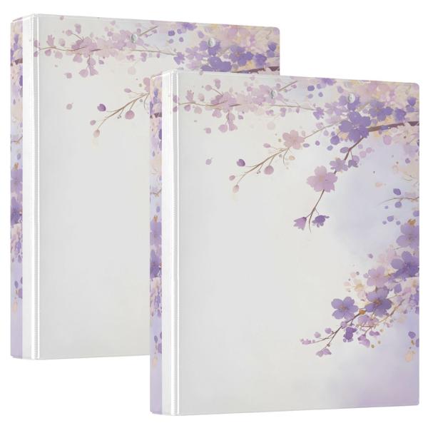 ・Portable Size: 12.4 x 10.6 x 2.3 inches makes it easy to carry, featuring 1 inch 3 rings for effortless page management...
