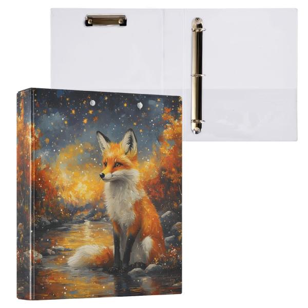 ・Portable Size: 12.4 x 10.6 x 2.3 inches makes it easy to carry, featuring 1 inch 3 rings for effortless page management...