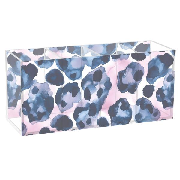 ・【Large Capacity】Pen holder measures 7.87x2.48x3.54in.4 Separate compartments make it easy to organize and store pens,pe...