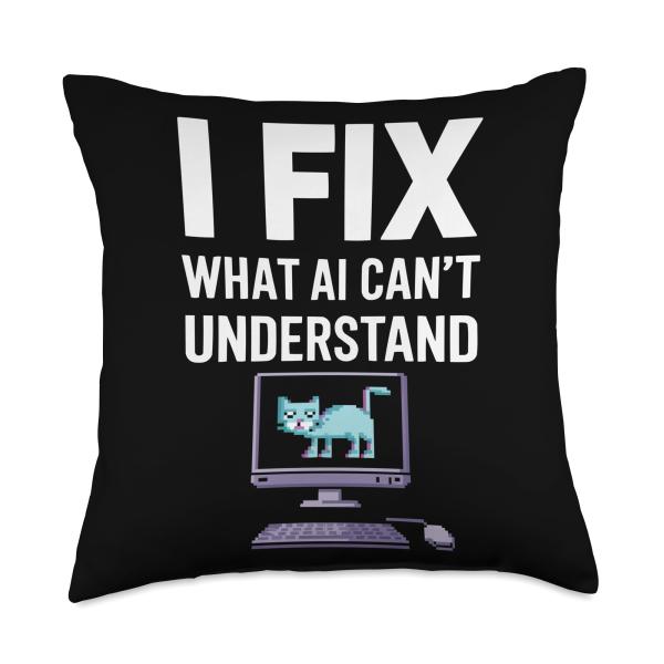 ・Tech Support Profession Troubleshooting AI Jokes. This I Fix What AI Can't Understand is for men and women working as a...