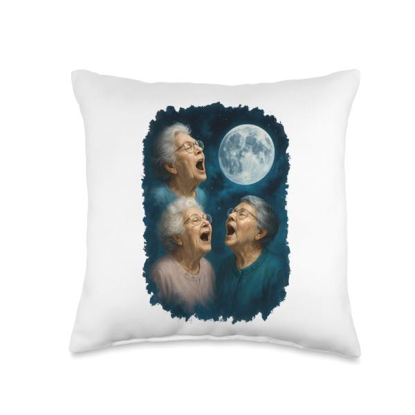 ・Grandmothers and Moon design. She's not just baking cookies she's baking legends. This granny-inspired design brings sa...