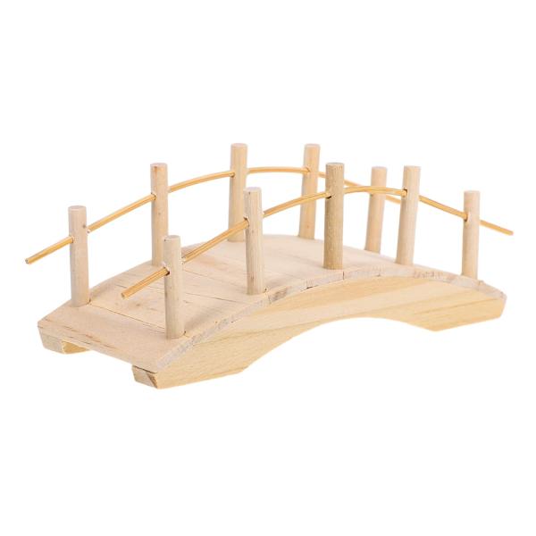 ・For fairy gardens: enhance your fairy garden with this tiny wooden arch bridge, adding a and playful element to your ou...