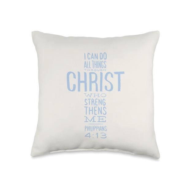 ・Bible verse Philippians 4,13 I can do all things through christ who streng thens me. Design for Christians, priests, pa...