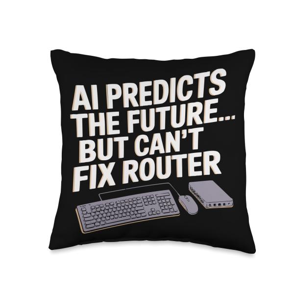 ・Tech Support Profession Troubleshooting AI Jokes. This AI Predicts The Future... But Can't Fix Your Router is for men a...