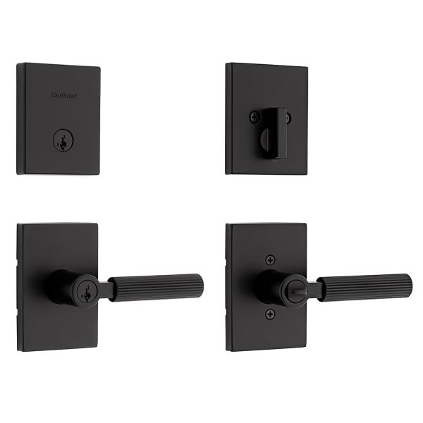 ・COMBO PACK: Use on doors requiring a high level of security, includes a deadbolt and keyed entry lever, recommended for...