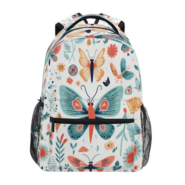 ・Premium Material Backpack ：Crafted from durable twill fabric + reinforced mesh panels, this unisex backpack features sc...